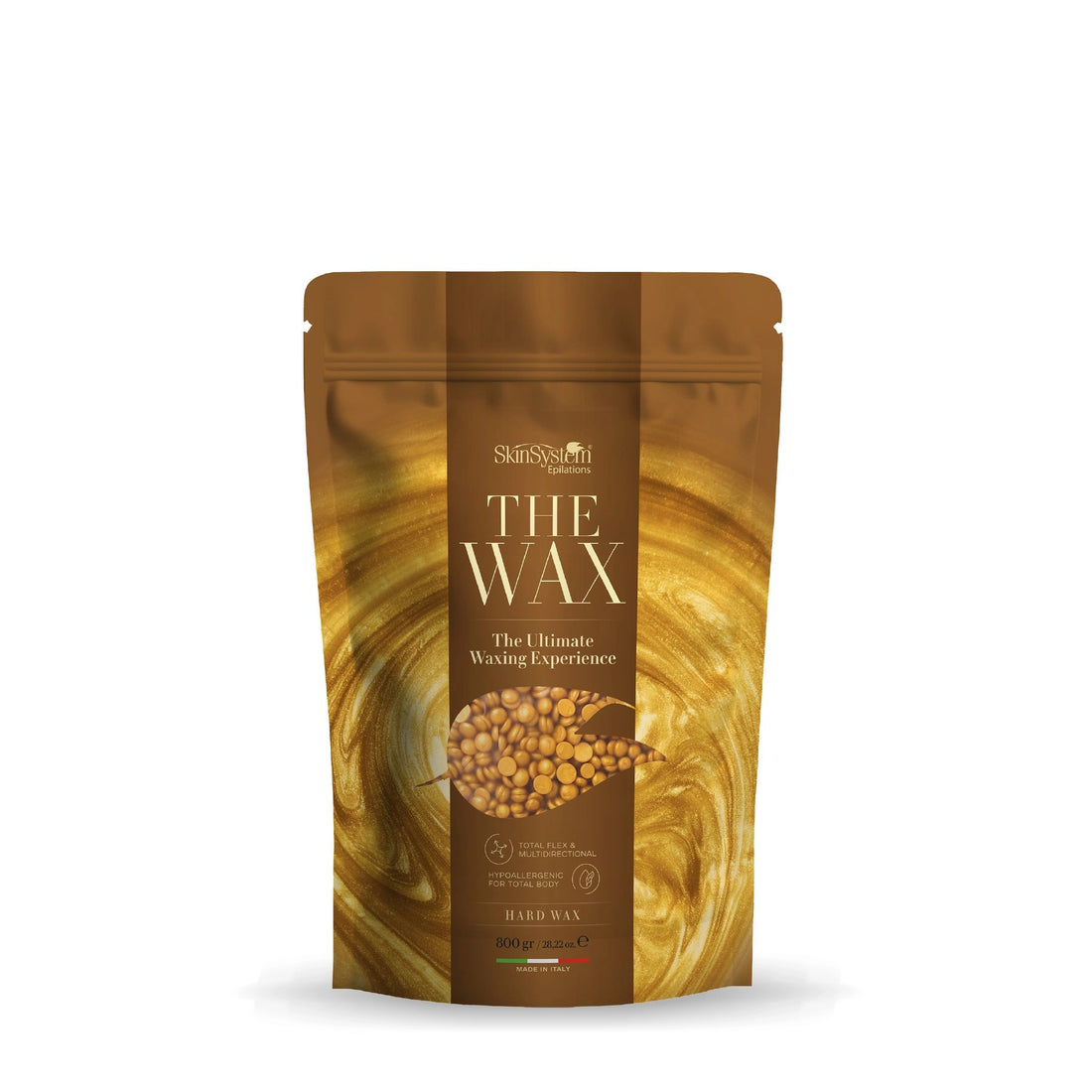 Skin System THE WAX GOLD Elastic Epilatory Wax in Pebbles 800 gr ...
